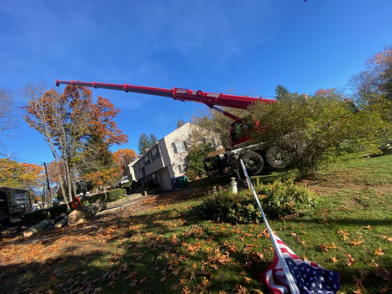 Tree and Crane Service in Chelmsford, MA. | Martel Crane Service & Tree ...